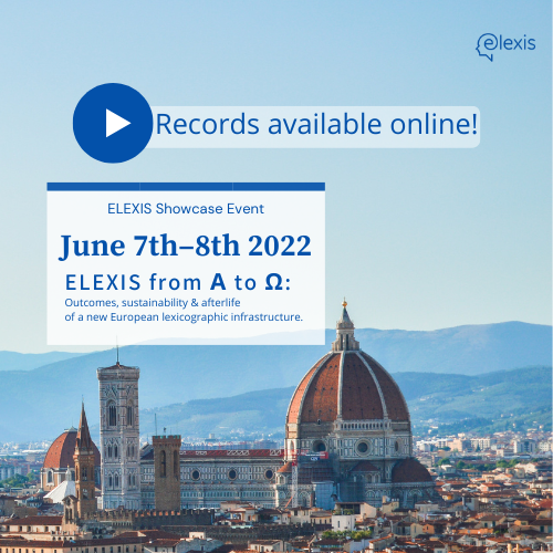 ELEXIS – European Lexicographic Infrastructure